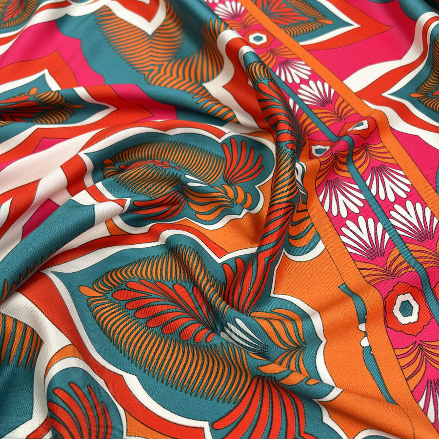 Floral Fusion | Polyester Dress Fabric – Croft Mill