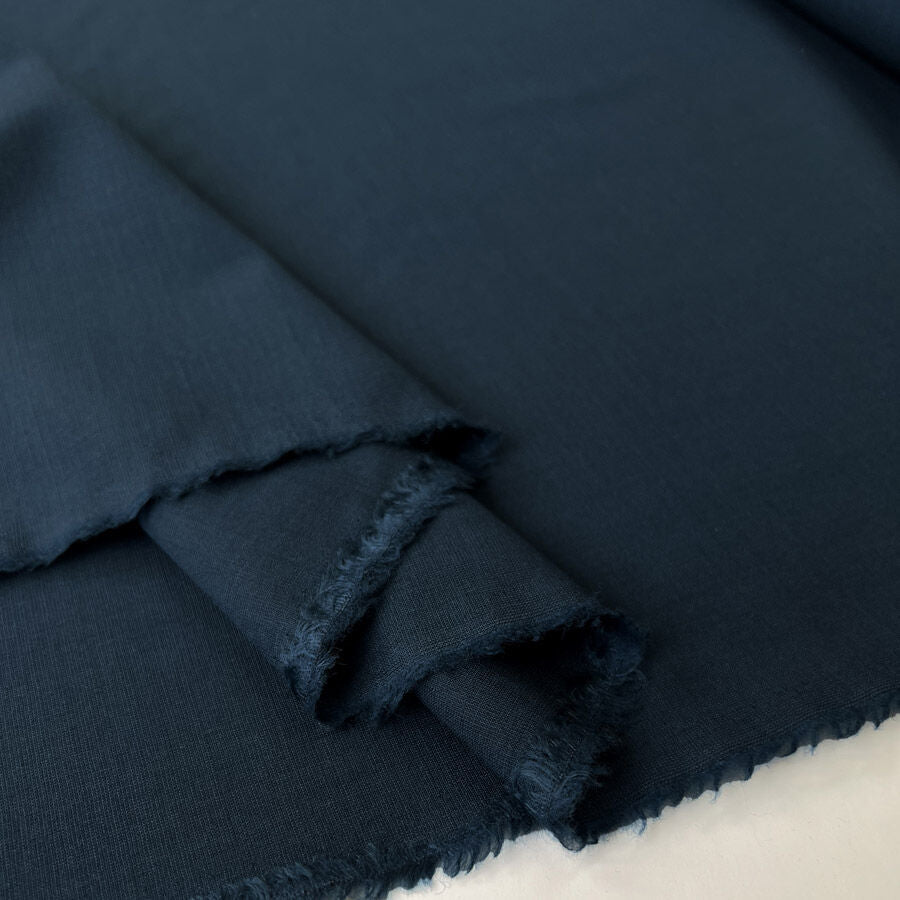 Italian Fine Virgin Wool Blend Suiting Fabric | Biella - Petrol – Croft ...