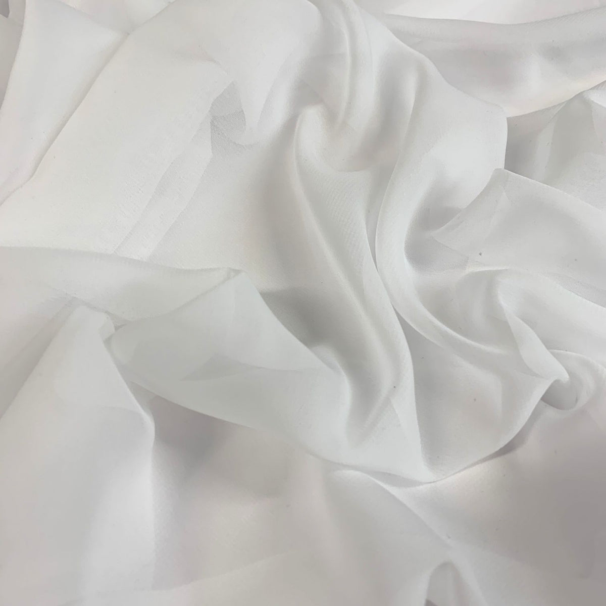 Polyester Dress Fabric | Chiffon - White – Croft Mill