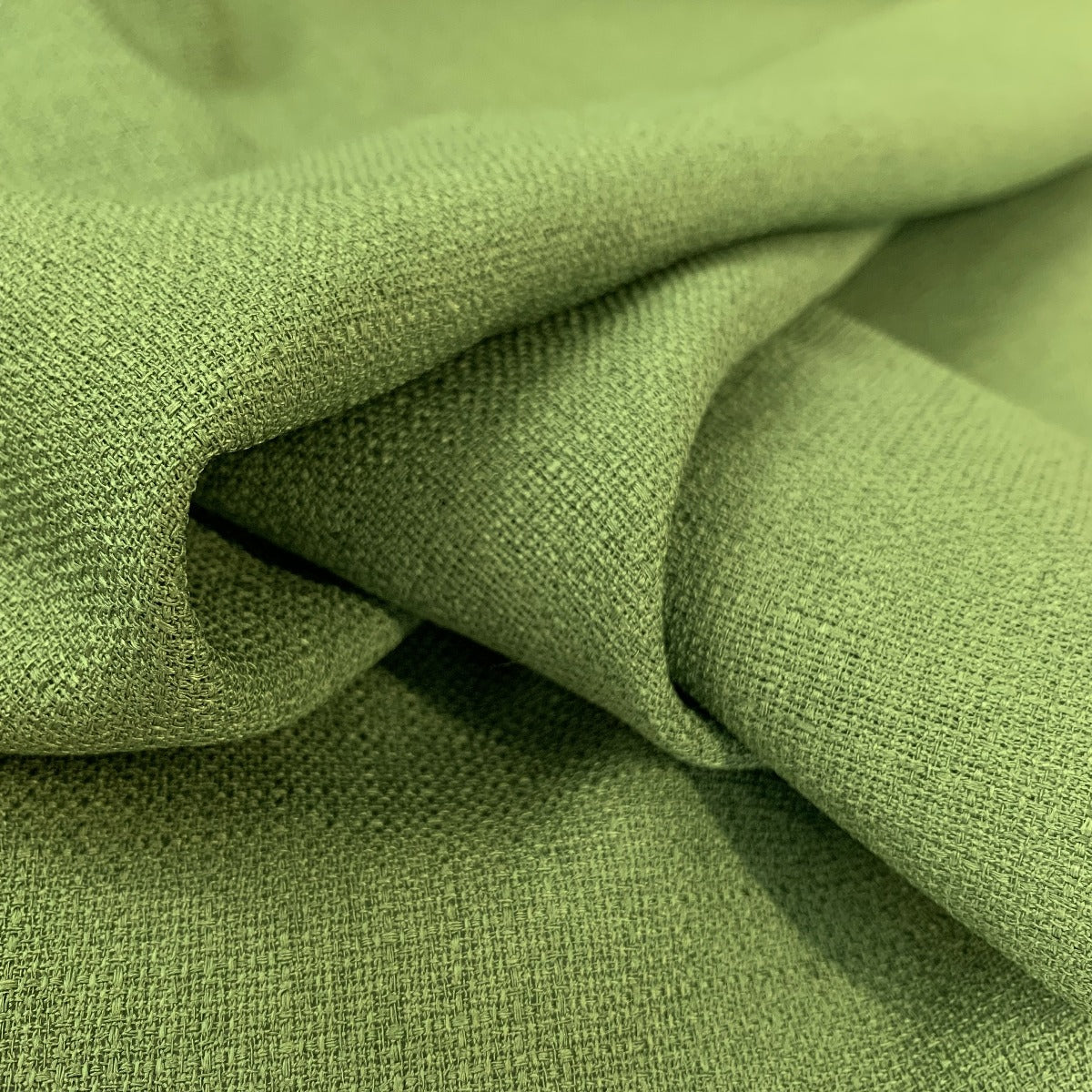 Green Linen Look Dress Fabric by John Kaldor | Coast - Lime – Croft Mill