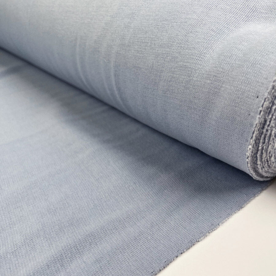 British Blue Cotton Cuffing Fabric| Bottoms and Tops – Croft Mill