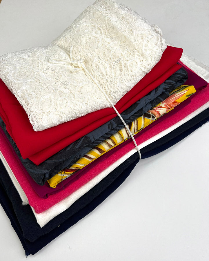 9 Pieces Dress Fabric Bundle - 5m (50cm - 80cm) – Croft Mill