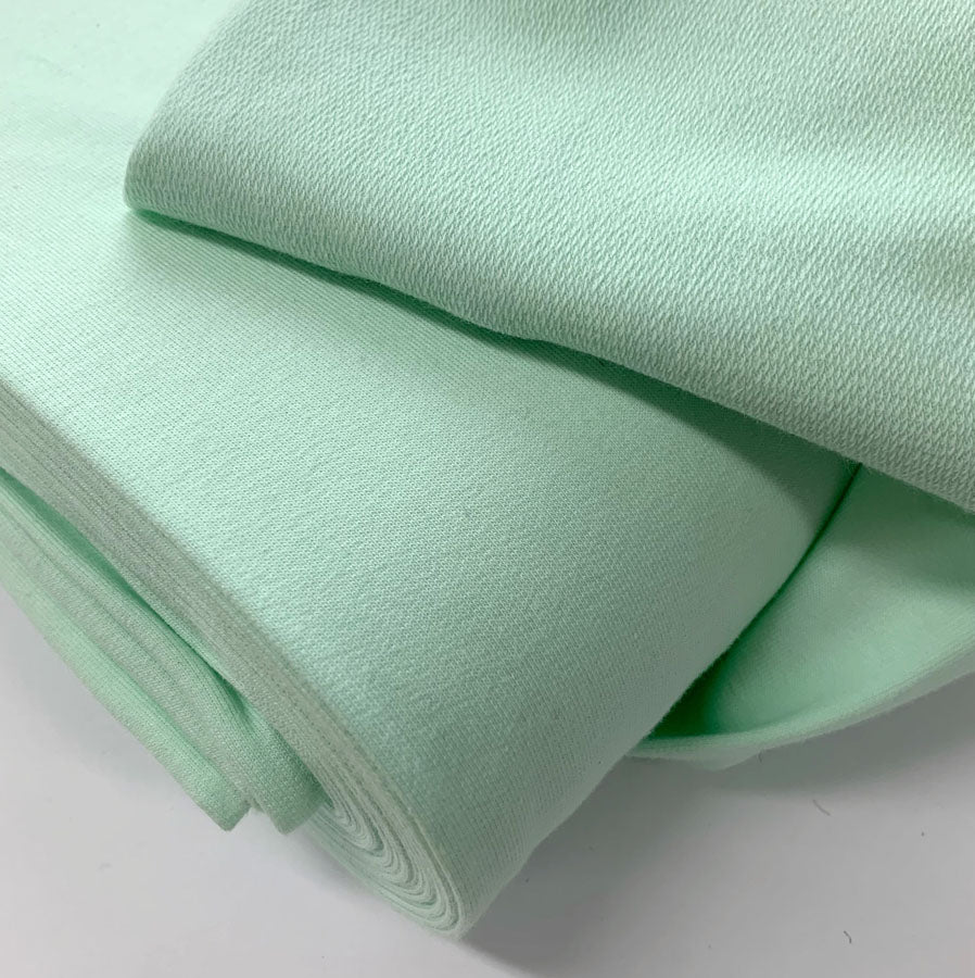 Oeko-Tex Cotton Jersey | French Terry - Mint | Remnant (1m) – Croft Mill