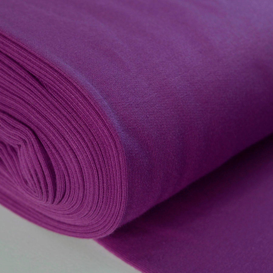Oeko-Tex Cotton Jersey Dress Fabric | French Terry - Purple – Croft Mill