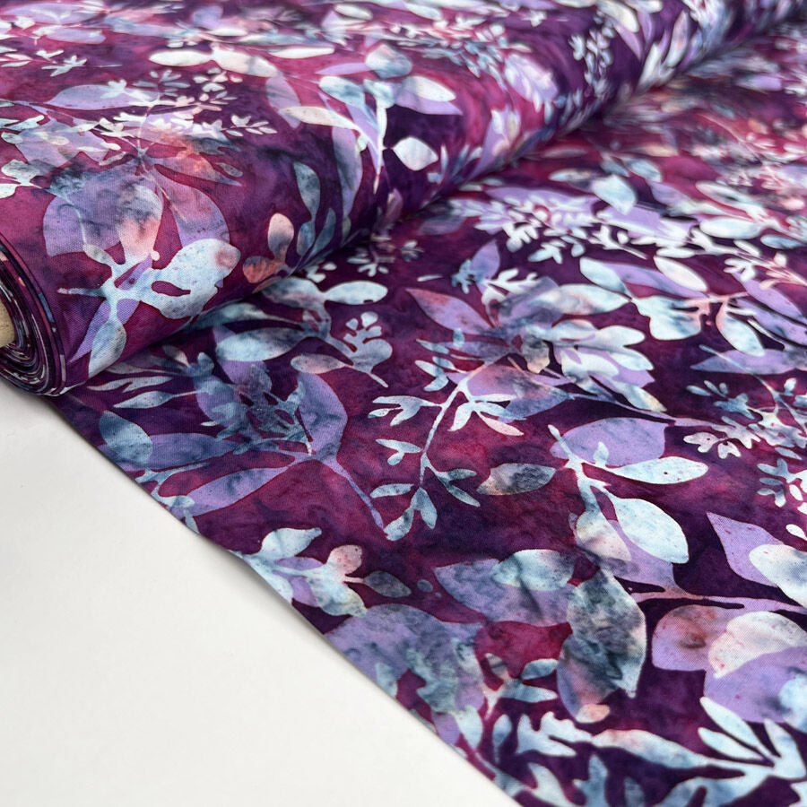 Hand Painted Print Fabric | Hoffman Bali Cotton Lawn - Jelly – Croft Mill