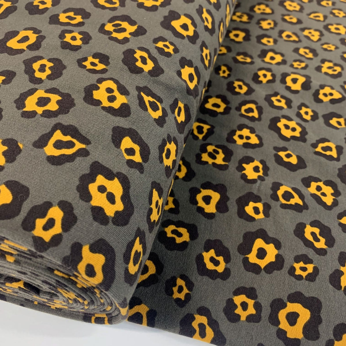 Soft Jersey Sweatshirt Fabric | French Terry - Leopard – Croft Mill
