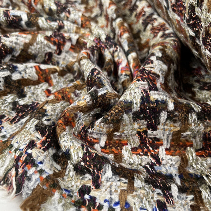 Ex-Designer Wool Bouclé Tweed Coat Fabric | Linton Dior - Clara – Croft ...