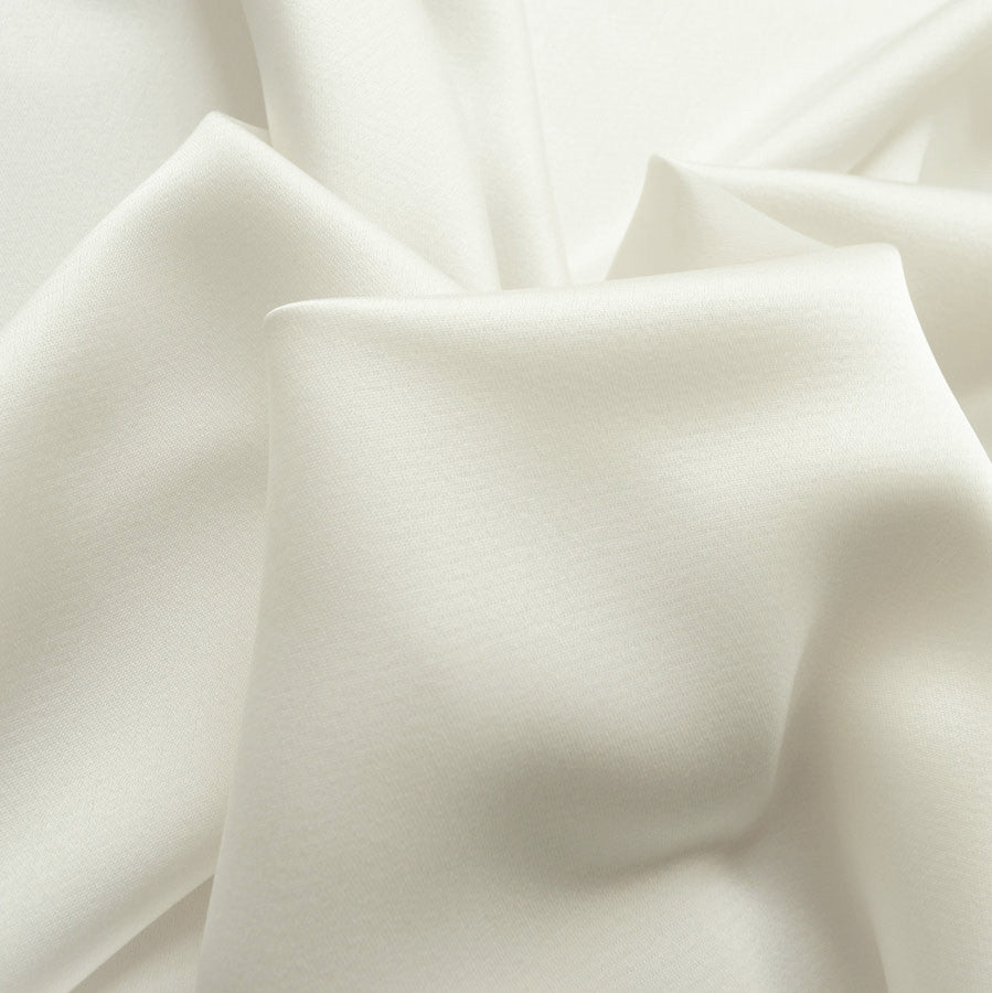 Polyester Satin Bridal Dressmaking Fabric | Liquid - Ivory – Croft Mill