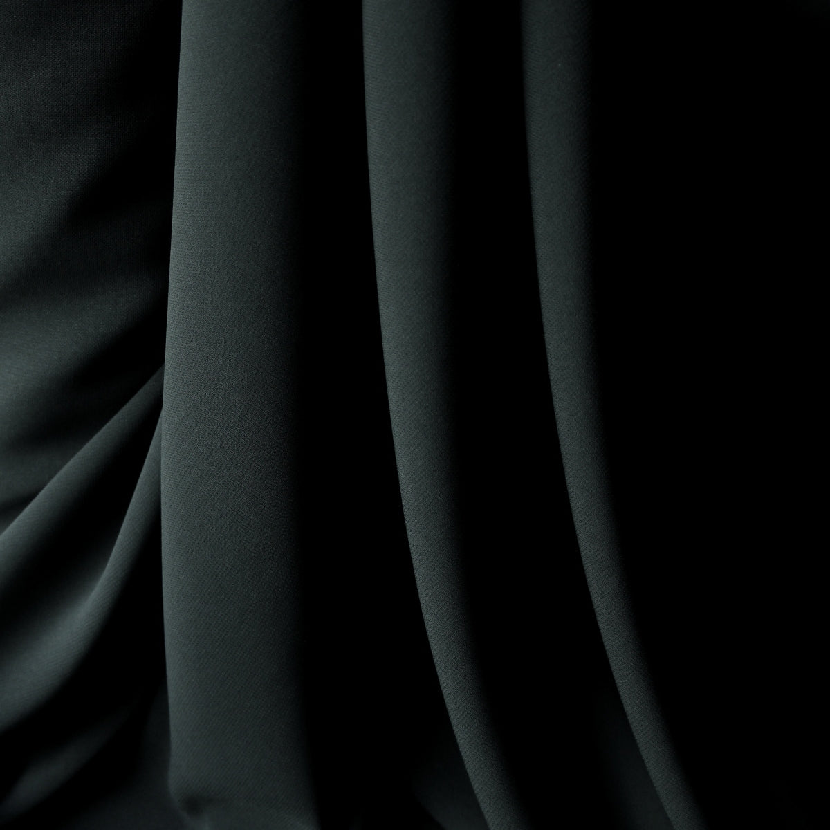 Black Polyester Crepe Dress Fabric | Maypole – Croft Mill
