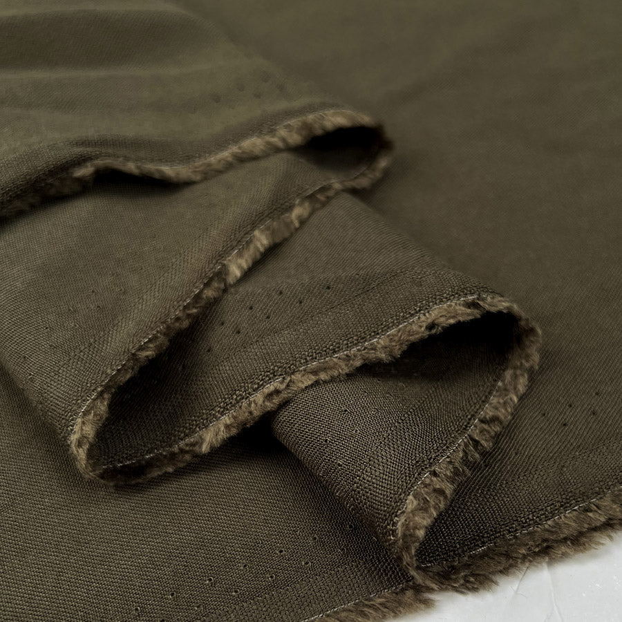 100% Viscose Green Twill Dressmaking Fabric | Oliver - Olive – Croft Mill
