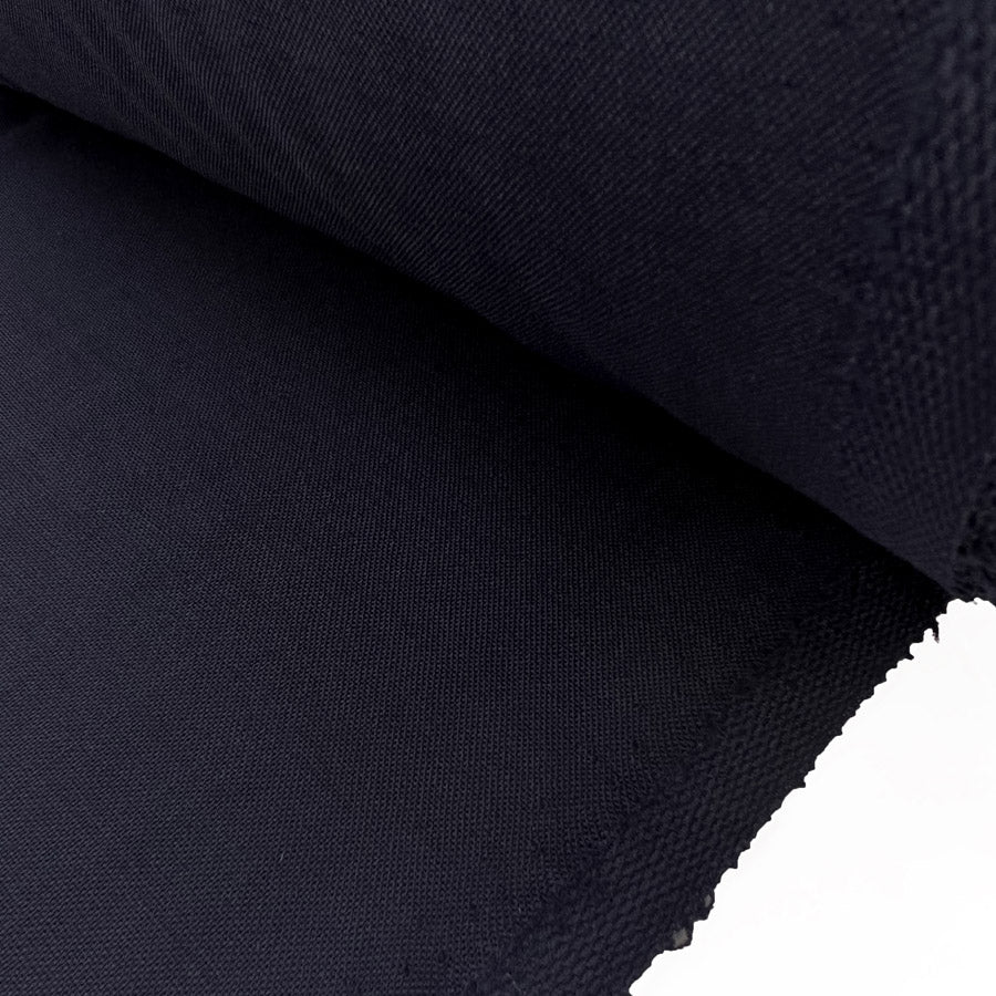 Italian Dark Navy Sackcloth Wool Suit Fabric | Only The Lonely – Croft Mill