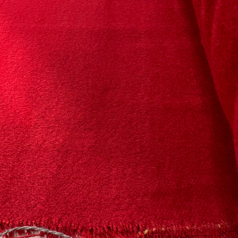 Wool Polyester Faux Red Mohair Coating Fabric- Fozzy – Croft Mill