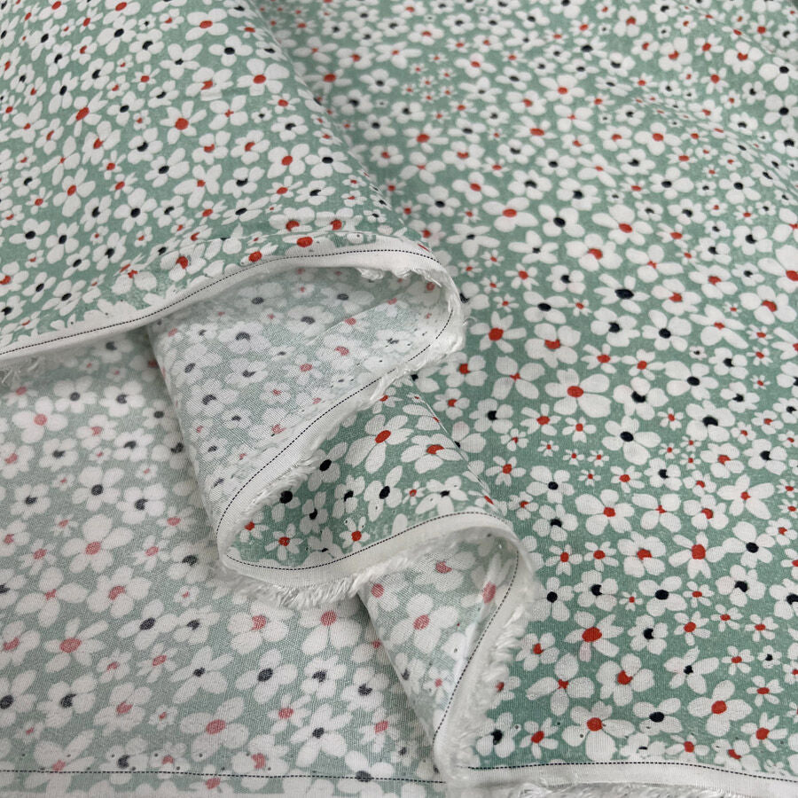 Viscose Crepe De Chine Floral Dress Fabric | Spring Time – Croft Mill