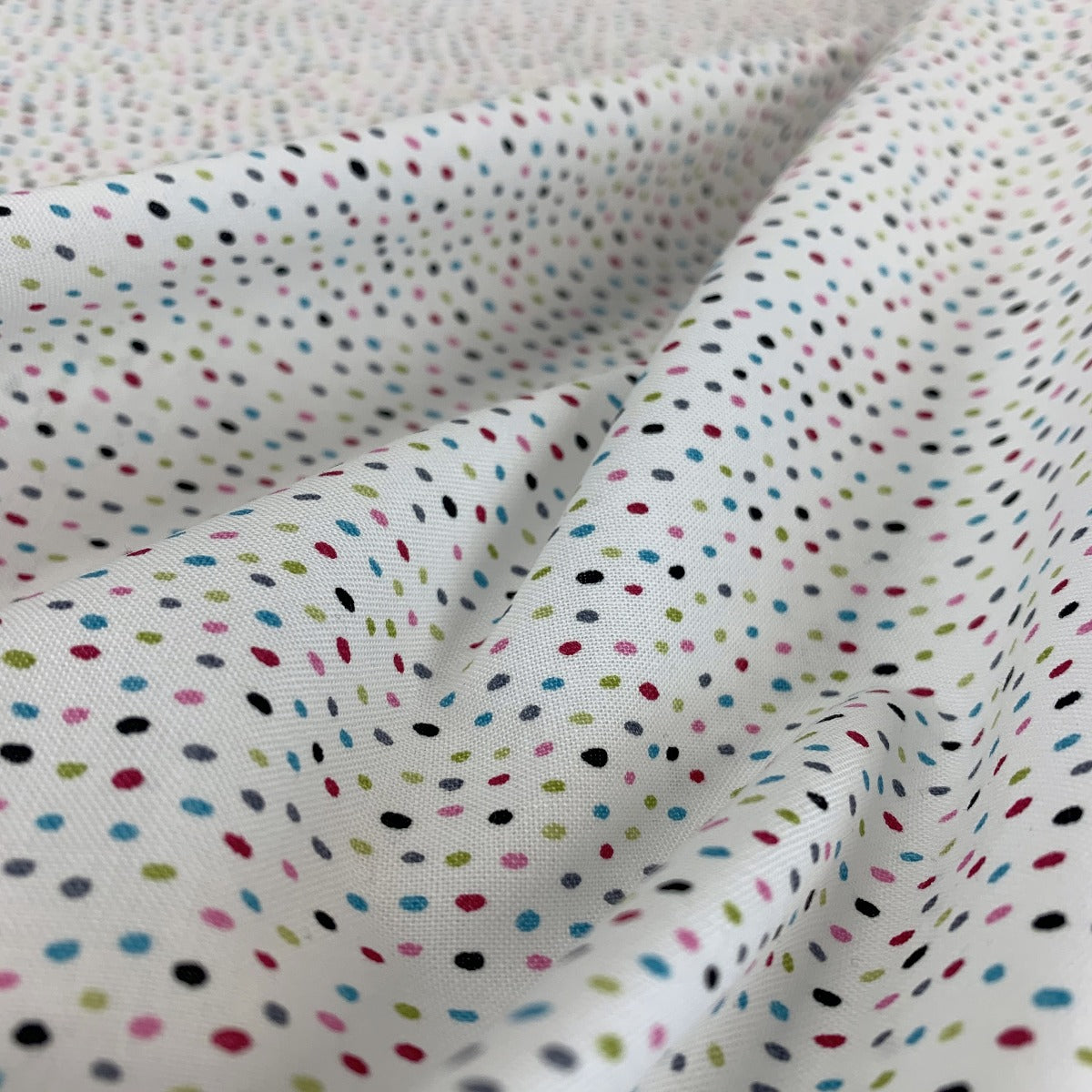 Stof Japanese Cotton Spotty Dress Fabric | Rainbow Drops – Croft Mill