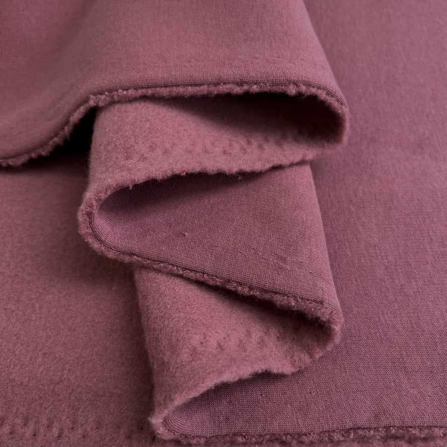 Cotton Polyester Knit Fabric | Superior Sweatshirt - Bordeaux – Croft Mill