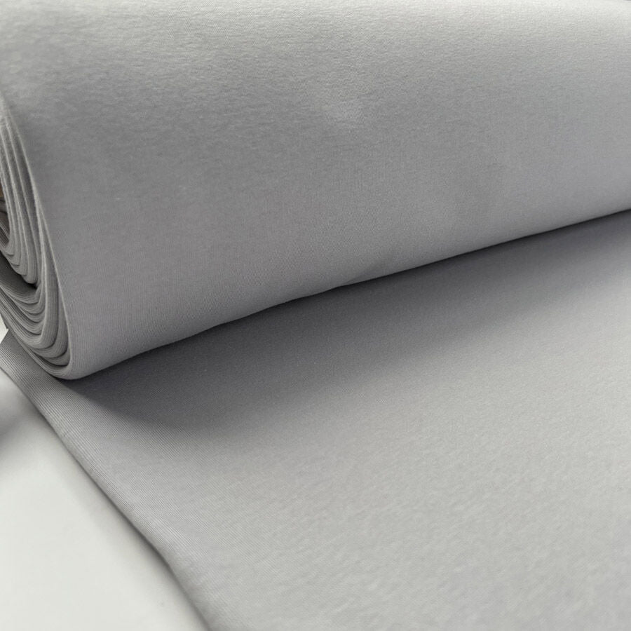 Cotton Polyester Jersey Fabric | Superior Sweatshirt - Palest Grey ...