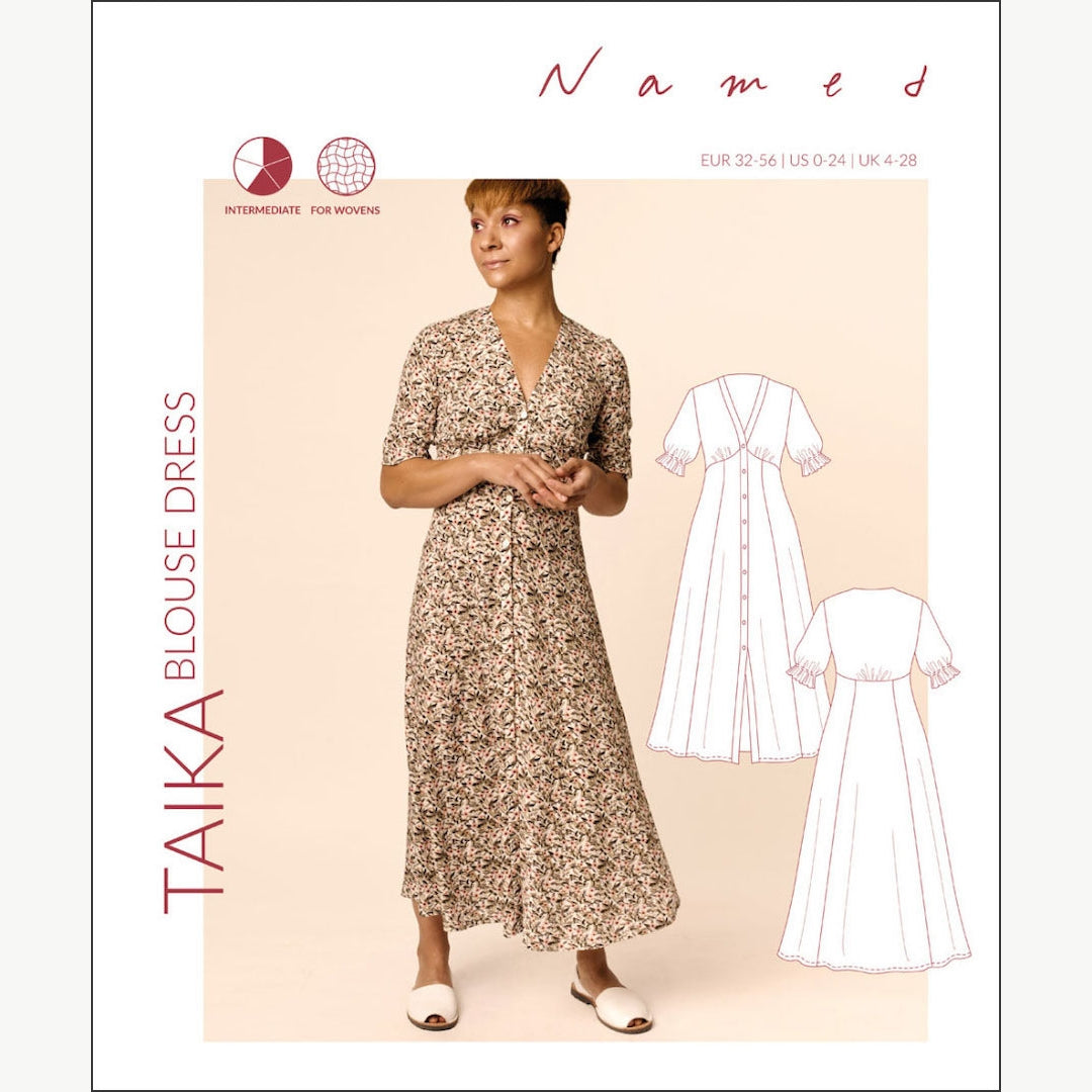 Taika Blouse Dress | Paper Sewing Pattern | Named Clothing – Croft Mill