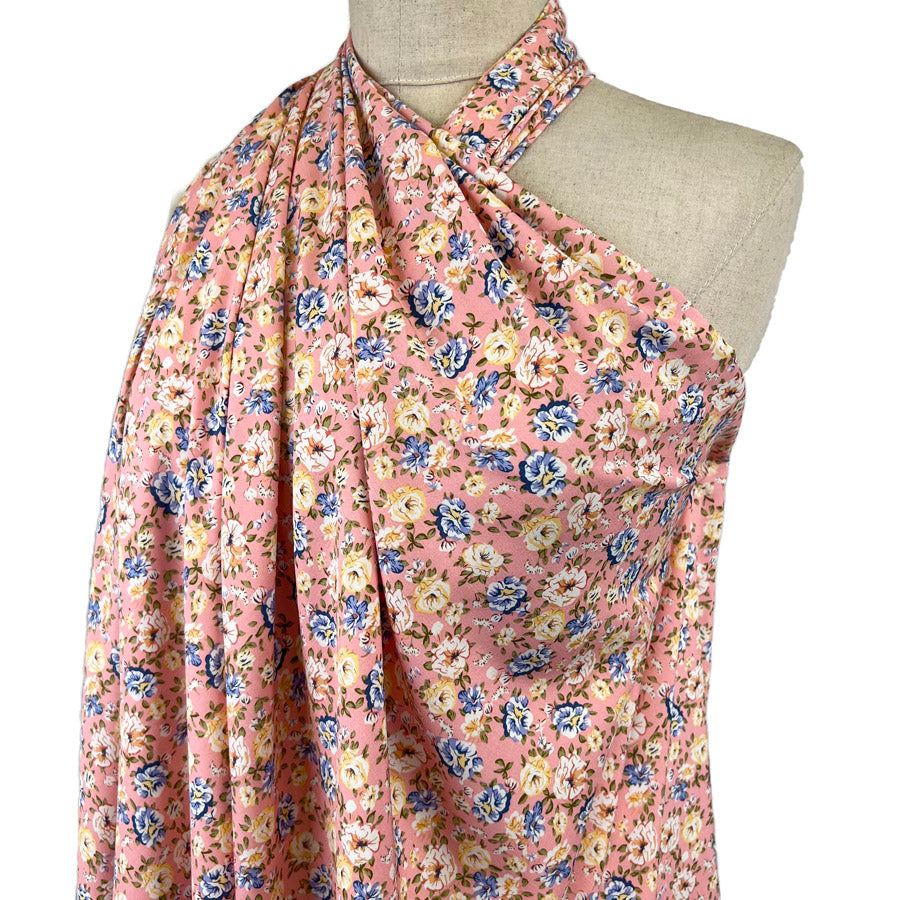 Lightweight Viscose Floral Dress Fabric | You Shall Have Flowers ...