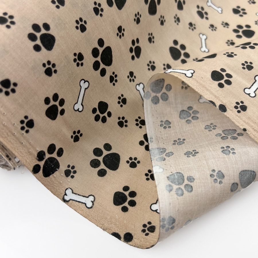 Paw print fabric store