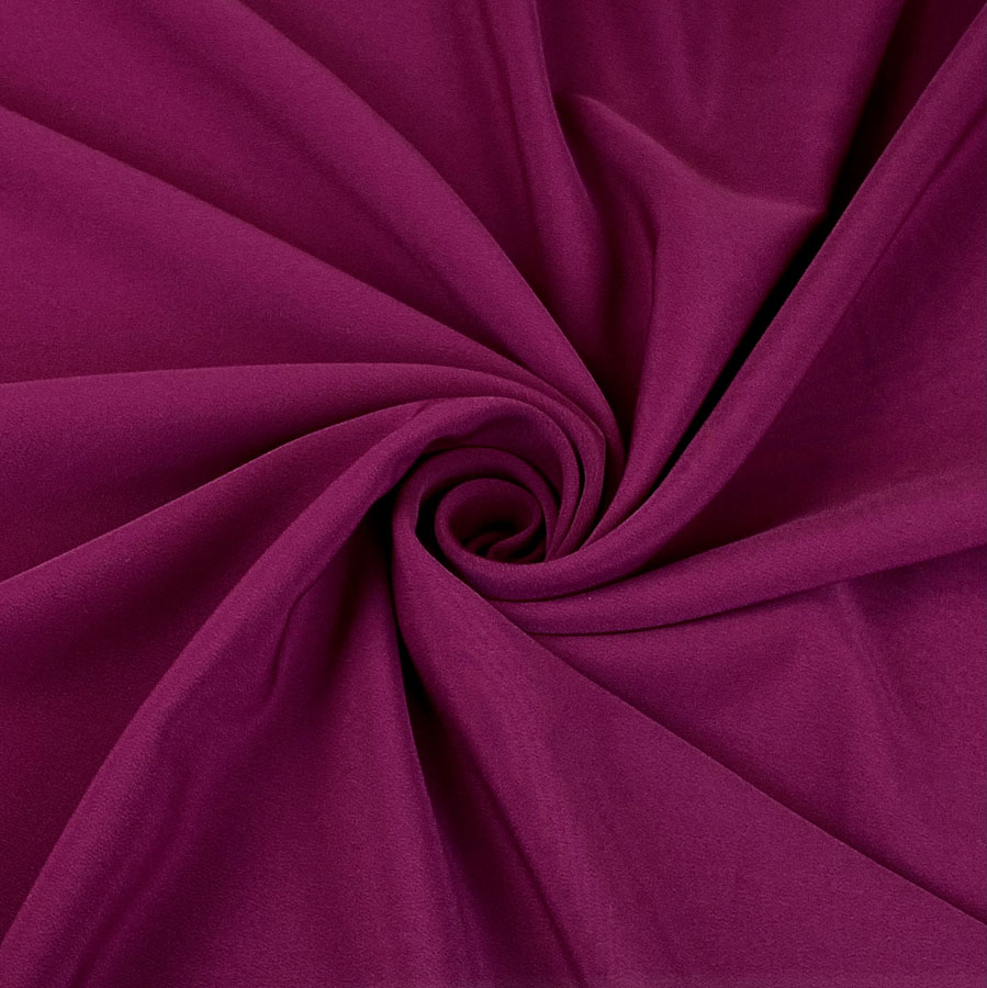 Polyester Dress Fabric Landon Smooth Crepe Amaranth