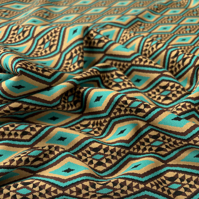 Aztec print knit fabric store